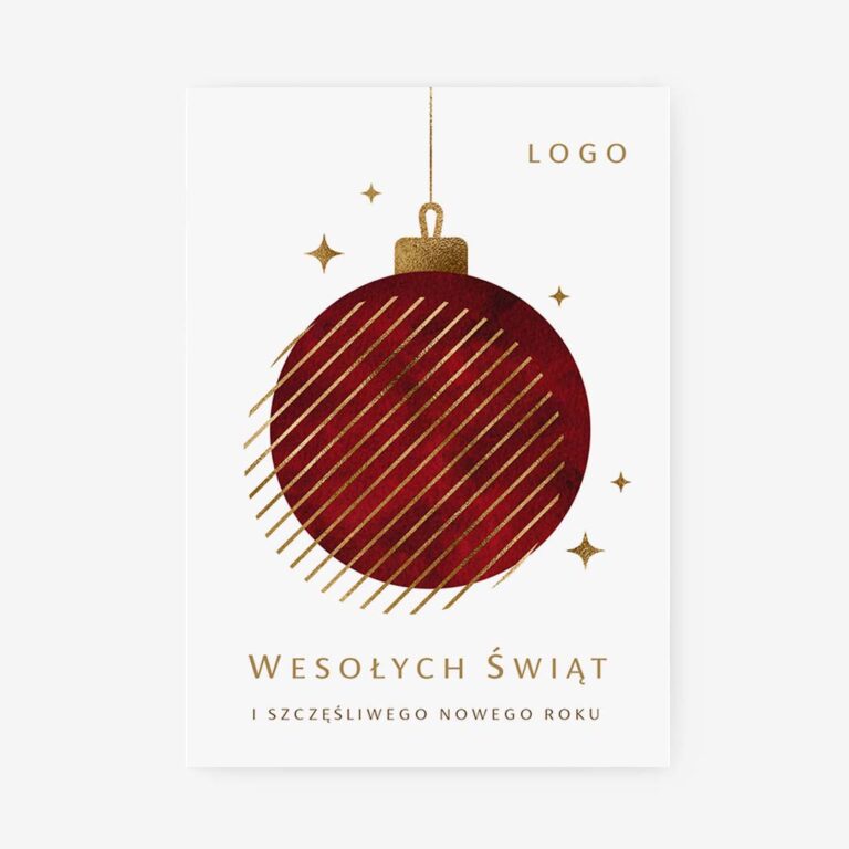 Kartki świąteczne z życzeniami - papeteria świąteczna
